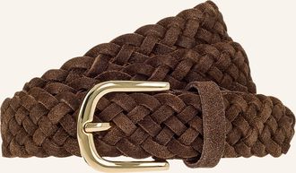 Vanzetti Flechtg&uuml;rtel Aus Leder braun