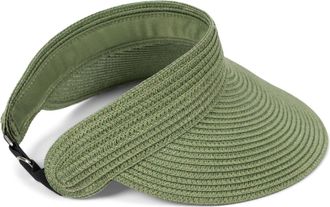 styleBREAKER Cap Papierstroh Visor Cap Einfarbig