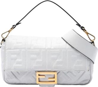 Fendi Sacoche Baguette Pre-owned - Femme - Pre-owned - Blanc - Taille: ONE Size
