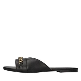 Love Moschino Leather Flats - - Shoes - Damen - Schwarzk - 35 EU