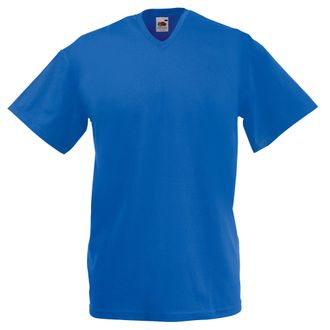 Fruit Of The Loom Herren T-Shirt Valueweight V-Neck T 61-066-0 Royal XXL