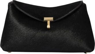 Toteme Femme, Sacs, Noir, Taille: ONE Size T-Lock Clutch