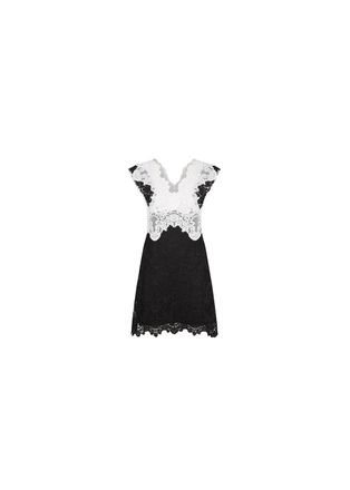 Sandro Black & White Lace Butterfly Dress Size S