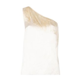 Pinko Barkeria Top - - Dresses - Damen - Wei&szlig; - S