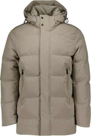 Paul & Shark Homme, Vestes, Beige, Taille: M Typhoon Re-4X4 Stretch Long Quilted Jacket