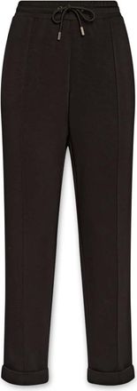 Elena Miro Femme, Pantalons, Noir, Taille: 44 FR Scuba Joggers