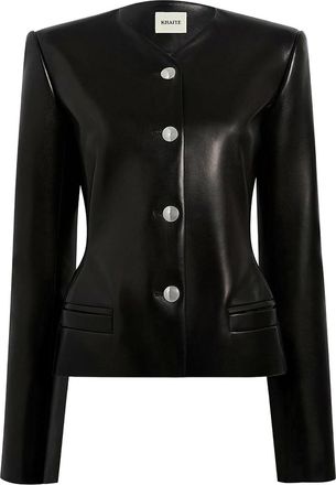 Khaite Blouson En Cuir - Noir