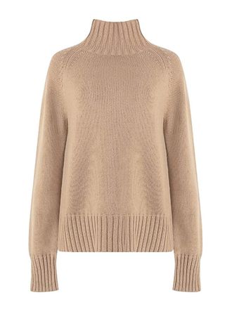 Max Mara Rollkragenpullover - Camel