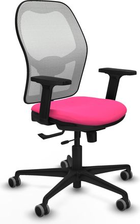 Piqueras y Crespo Schreibtischstuhl Rosa Jorquera mit 2D-Armlehnen, h&ouml;henverstellbare Lendenwirbelst&uuml;tze, ausgestattet mit Syncro/Traslack und injiziertem Schaumstoff, 