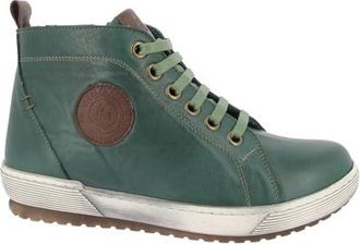 Andrea Conti Lacets pour Femme Bottine, Vert Sapin, 39 EU