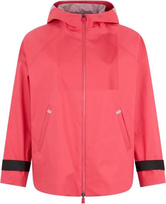 Herno Femme, Vestes, Rose, Taille: 40 FR Veste &agrave; Capuche Ajustable