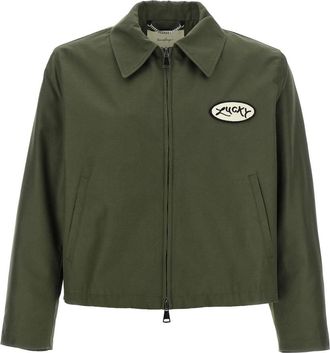 Second/Layer Second/Layer, Homme, Vestes, Vert, Taille: L Cotton Canvas Jacket