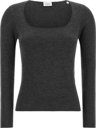 P.A.R.O.S.H. Das Long Jersey - - Tops - Damen - Grau - S