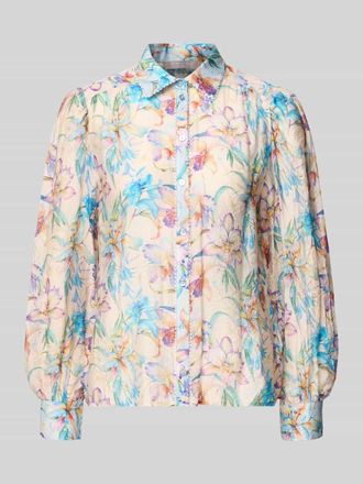 Christian Berg Regular Fit Bluse aus Viskose-Mix mit floralem Muster