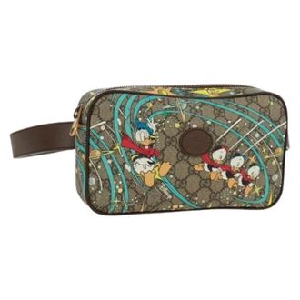 Gucci Pochette en plastique Pre-owned - Femme - Pre-owned - Beige - Taille: ONE Size