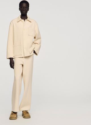 Sandro Blouson worker en coton