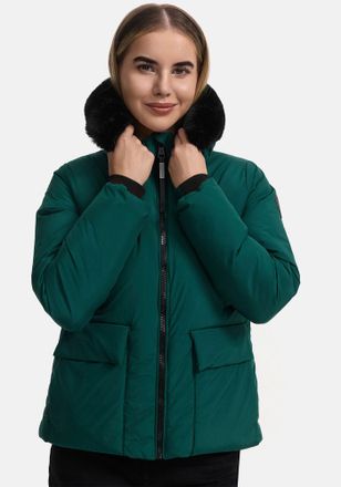 Marikoo Winterjacke MARIKOO Morinaa, Damen, Gr. XL, gr&uuml;n (schwarz olive), Obermaterial: 100% Polyester. Innenseite: 100% Polyester. Futter: 100% Polyester. Wa