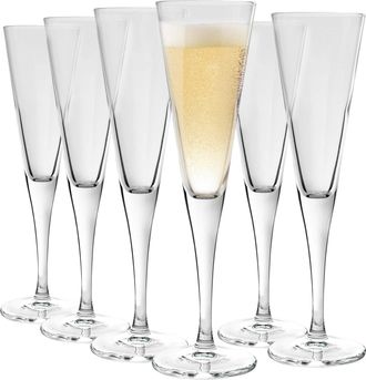 Bormioli Rocco Ypsilon Champagnerflöten - 160ml - 6 -Pack Von 6