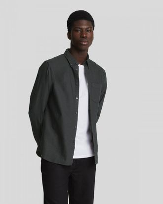 Lyle & Scott Schwarzes Langarmhemd