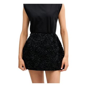 Aniye By Ausgestellter Minirock - - Skirts - Damen - Schwarzk - M