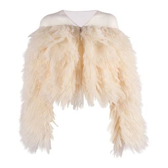 Elisabetta Franchi Damen, Jacken, Beige, SGr&ouml;&szlig;e