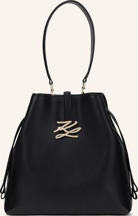 Karl Lagerfeld Beuteltasche schwarz