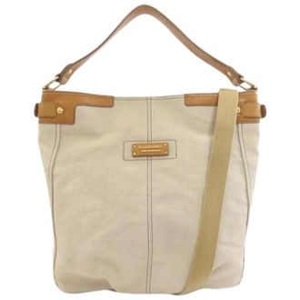 Burberry Sac bandouli&egrave;re vintage Pre-owned - Femme - Pre-owned - Beige - Taille: ONE Size