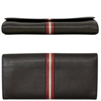 Bally Portefeuille long (bi-pli) Pre-owned - Femme - Pre-owned - Noir - Taille: ONE Size
