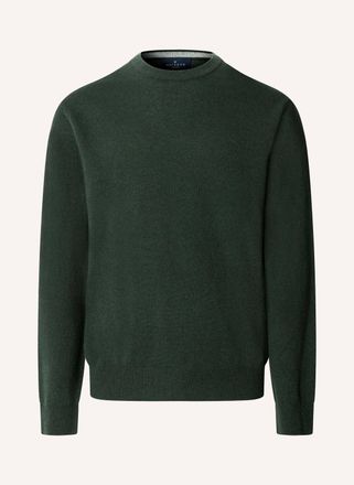 Hackett Pullover Merino Cash Mix Crew gruen
