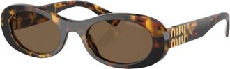 Miu Miu 06Zs Sole Sonnenbrille - - Accessories - Damen - Braun - 50 MM