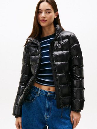 Tommy Jeans Steppjacke TJW SLIM ZIP PRINT DOWN JACKET