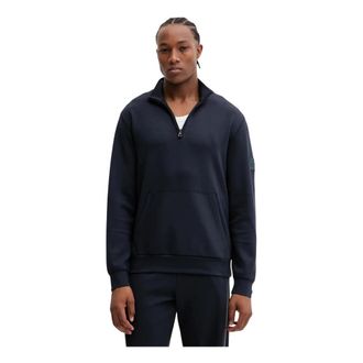 Emporio Armani Sweatshirt mit durchgehendem Rei&szlig;verschluss - - Sweatshirts & Hoodies - Herren - Blau - S