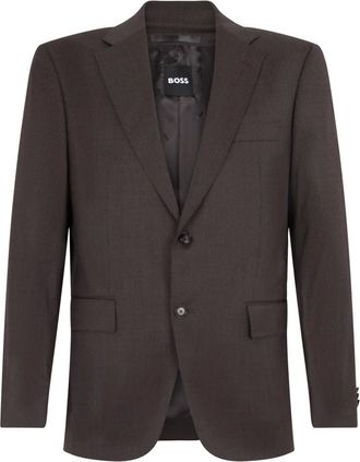 HUGO BOSS Blazer &agrave; un bouton - Homme - Costumes - Brun - Taille: M