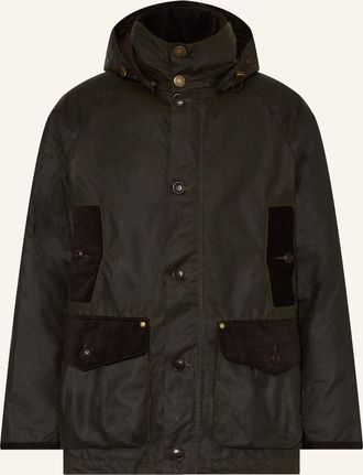 Barbour Parka Beaufort Wax Mit Abnehmbarer Kapuze gruen
