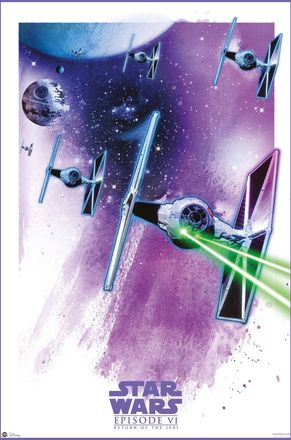 Nifty Star Wars Poster -Episode VI - Retrun of The Jedi - Tie Fighter - Krieg der Sterne (91,5 x 61 cm)
