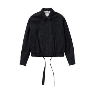 1989 STUDIO Blaue Kurze Jacke - - Jackets - Damen - Blau - XS