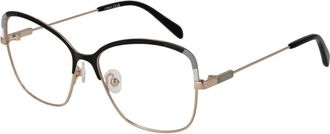 Pucci Femme, Accessoires, Noir, Taille: ONE Size Montures Optiques Noires pour Femmes Style Papillon