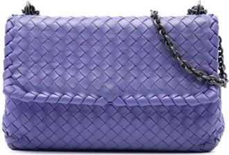 Bottega Veneta Pre-owned Sac bandouli&egrave;re Olimpia - Femme - Pre-owned - Violet - Taille: ONE Size