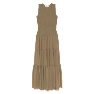 Michael Kors Stufenrock &Auml;rmelloses Kleid - - Dresses - Damen - Gr&uuml;n - XS