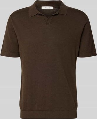 Selected Regular Fit Poloshirt aus Baumwoll-Leinen-Mix Modell MATTIS
