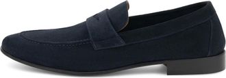 Boggi Milano Homme, Chaussures, Bleu, Taille: 42 1/2 EU Mocassins en cuir