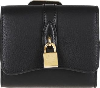 Stella McCartney Stella McCartney Portemonnaie - Compact Textured Wallet - Gr. unisize - in Schwarz - f&uuml;r Damen