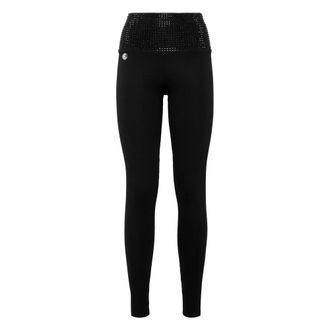 Philipp Plein Damen, Hosen, Schwarzk, LGr&ouml;&szlig;e