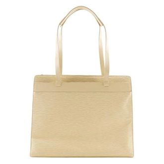 Louis Vuitton Pre-owned Cuir sacs-louis-vuitton - Femme - Pre-owned - Beige - Taille: ONE Size