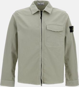 Stone Island &Uuml;berhemd Aus Baumwollgewebe