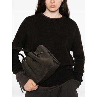 Yuzefi Oyster Shoulder Bag - Brown