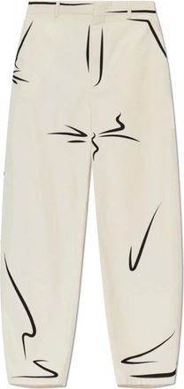 Moschino Femme, Pantalons, Beige, Taille: 40 FR Pantalon Taille Haute