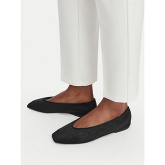 Calvin Klein Ballerinas Calvin Klein Square Ballerina Aop Mesh HW0HW02937 Schwarz