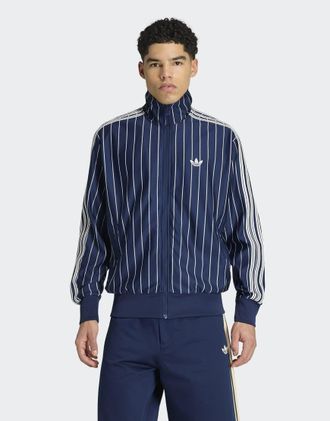 adidas Originals Firebird - Haut de surv&ecirc;tement &agrave; fines rayures - Indigo nuit-Bleu