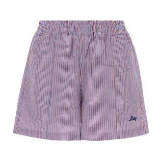 Autry Femme, Shorts, Multicolore, Taille: 38 FR Embroidered Poplin Shorts